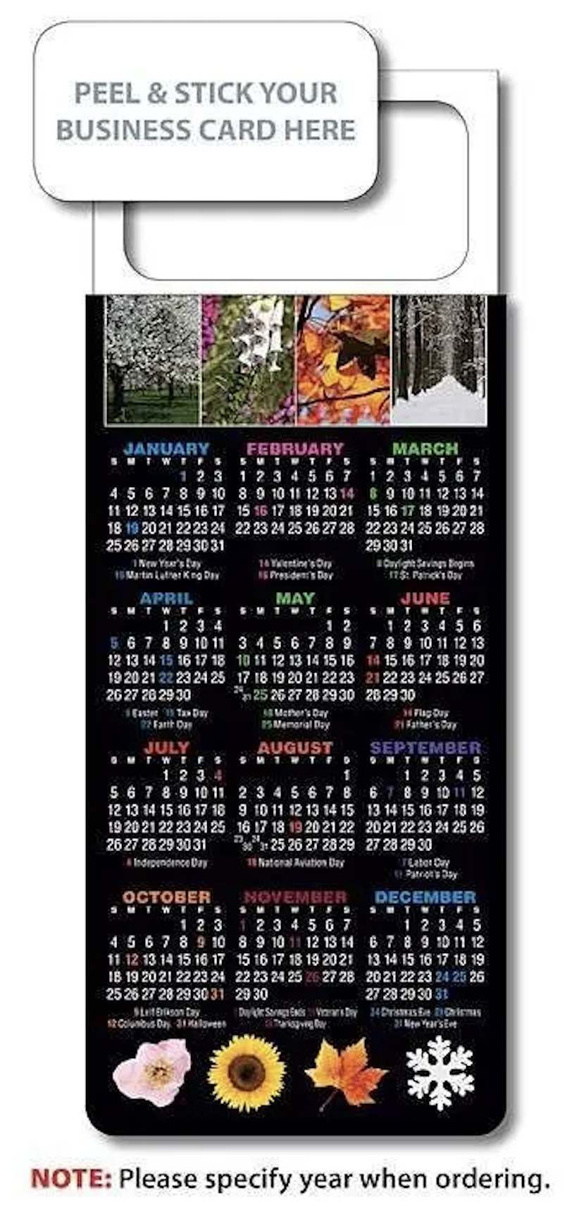 How to Leverage The Power of Business Card Magnet Calendars - Captain Notepad Blog